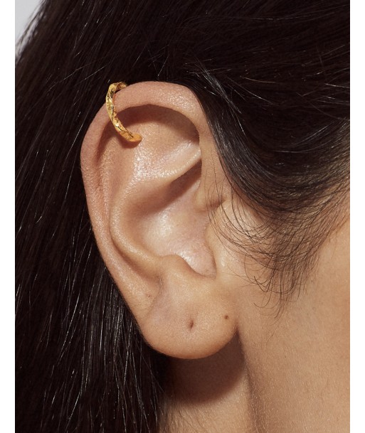 Ear Cuff Collection, Golden Grooves Texture